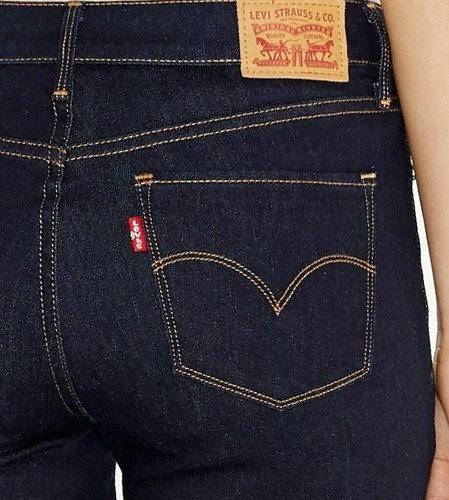 Levi's Premium 312 Shaping Slim Mid Rise Open Ocean 0076 Stretch Jeans ...