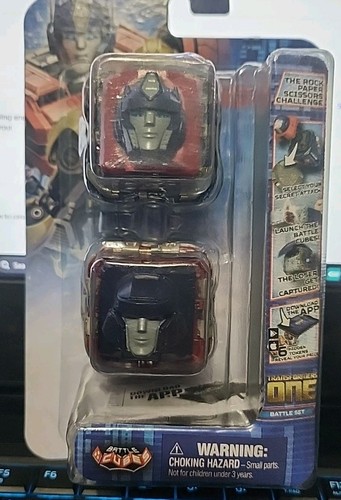 Transformers Battle Cubes Battle Set Optimus Prime vs Megatron NEW in ...