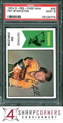 1974 O-PEE-CHEE WHA #35 PAT STAPLETON COUGARS POP 10 PSA 9 SET BREAK | eBay