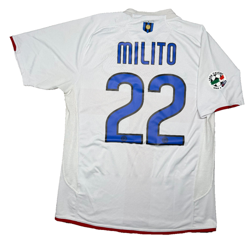 Maglia calcio vintage Inter MILITO Pirelli Nike 2009 2010 centenario ...