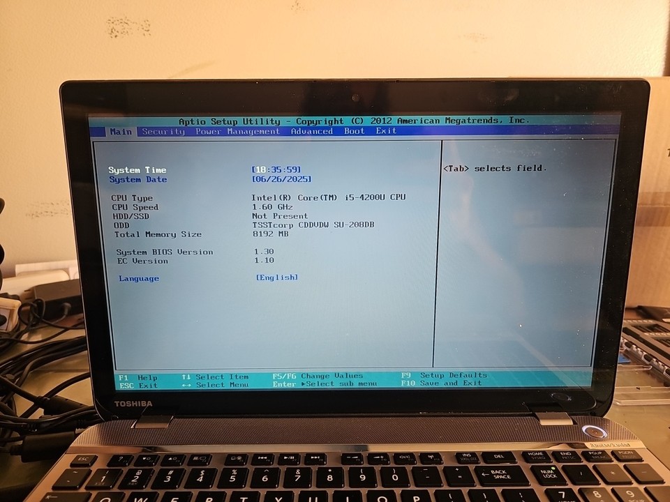 B33 Toshiba Satellite P55t-a5202 Intel Core I5-4200u 8GB Ram No SSD | eBay