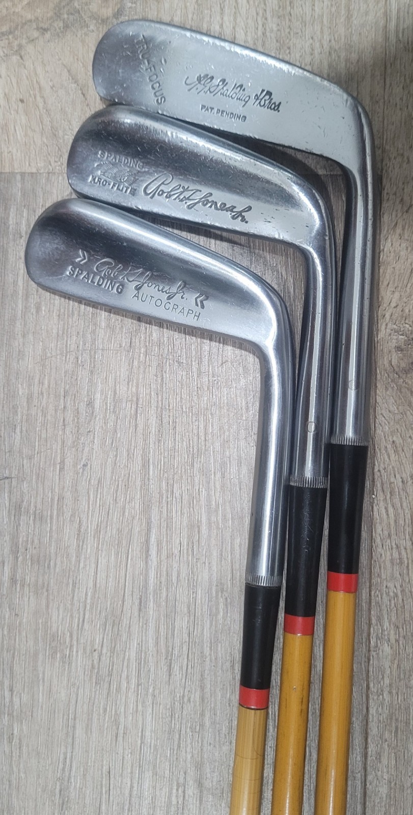 3 Antique Vintage Spalding 1930's Golf Putters Bobby Jones Tru Focus ...