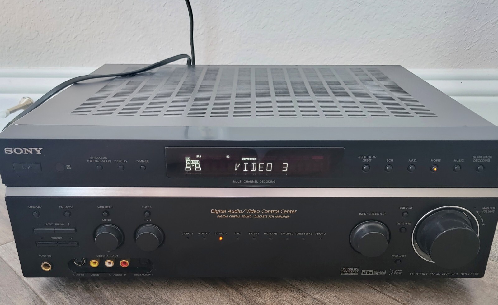 Sony STR-DE997 Home Theater Receiver Dolby Digital EX DTS-ES Pro Logic ...