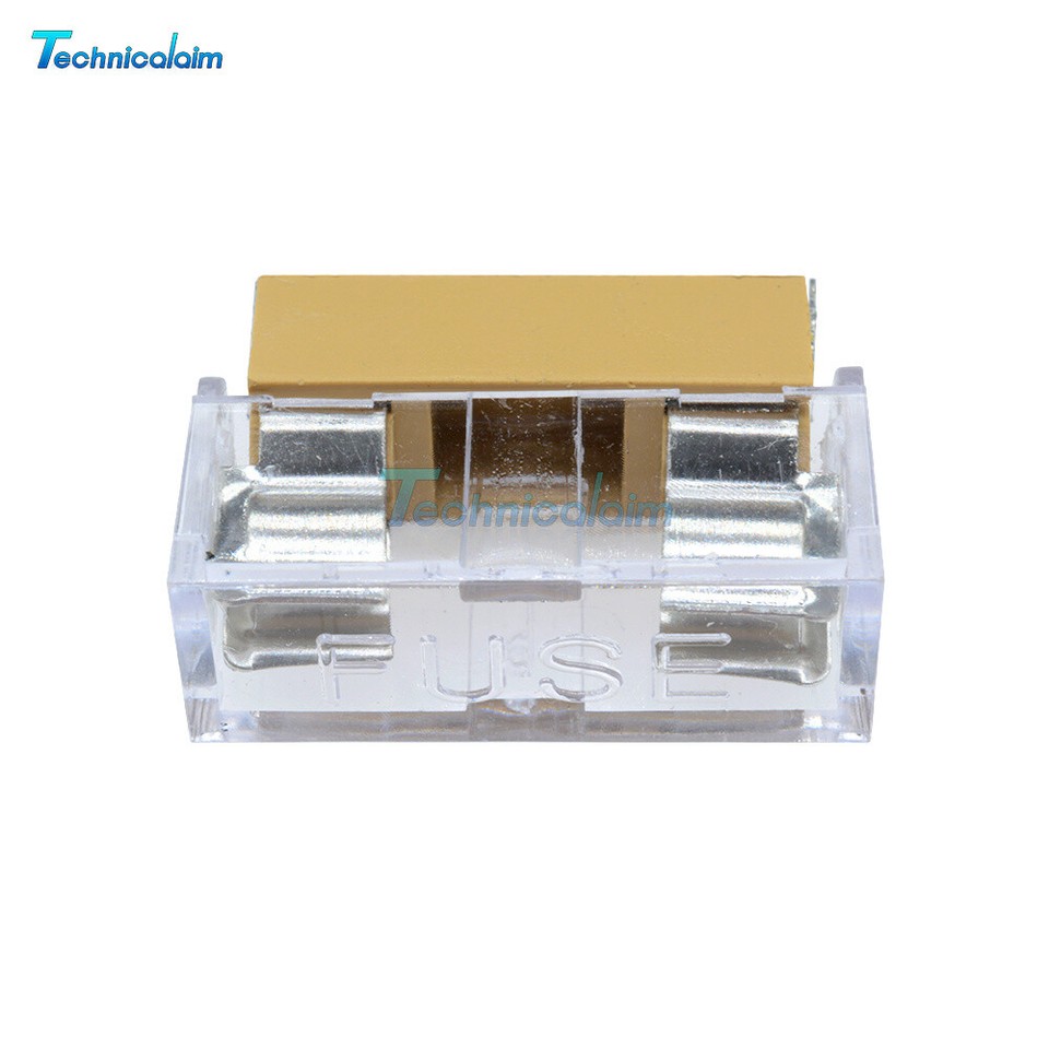 10PCS 5x20mm Fuse Panel Mount PCB Fuse Case Holder with Cover 250V 6A ...