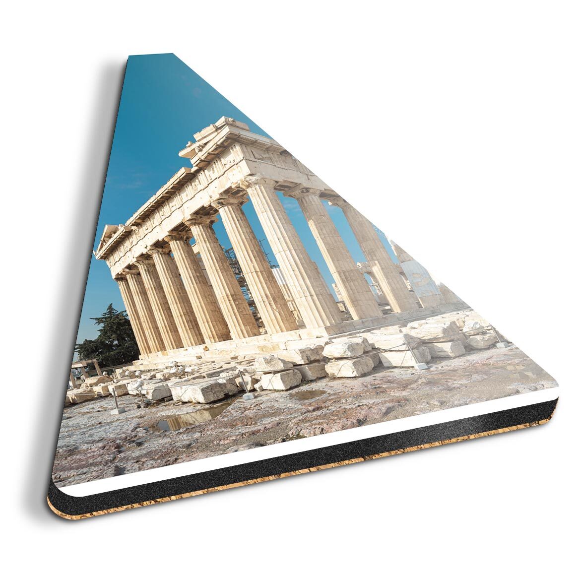 1x Triangle Coaster - Parthenon on Acropolis Athens Greece #16267 | eBay UK