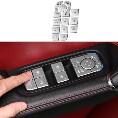 For Porsche Cayenne 2018-2021 2022 Chrome Window Lift Panel Button ...