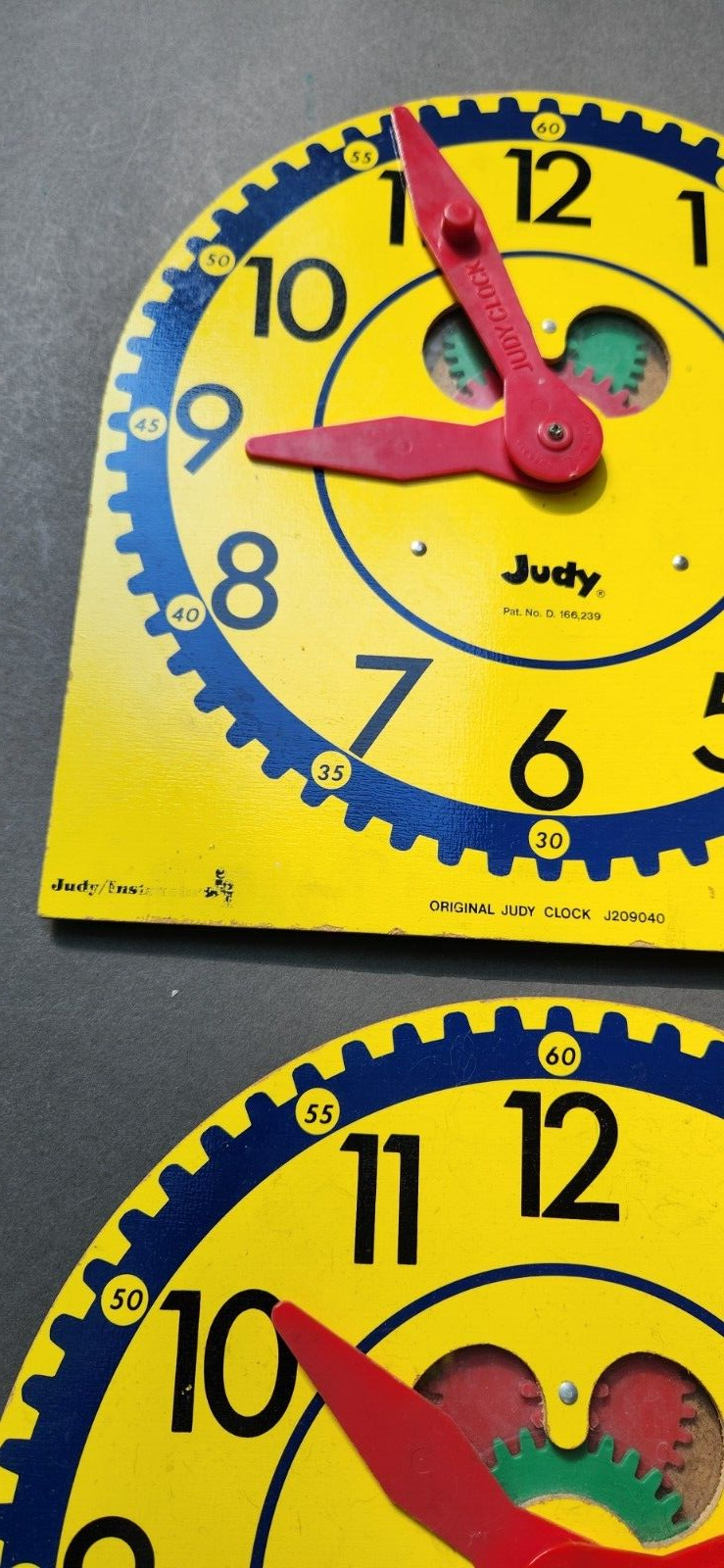 Original JUDY CLOCK LEARN TO TELL TIME Large Educational Homeschool ...