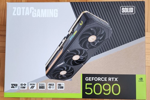 RTX 5090 - NVidia Zotac Gaming GeForce RTX 5090 SOLID - NEW IN BOX | eBay