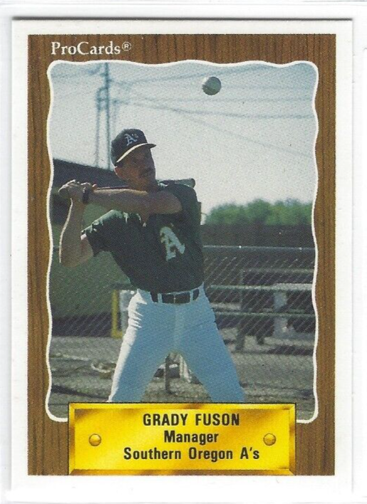 1990 Southern Oregon A's (Class A-Oakland A's) Grady Fuson | eBay