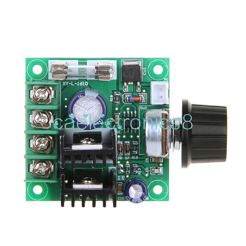 9V~50V 10A PWM DC Motor Speed Control Switch Controller Volt Regulator ...