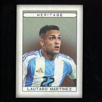 2024 Futera Unique Lautaro Martinez Heritage Purple 22/29 Argentina ...