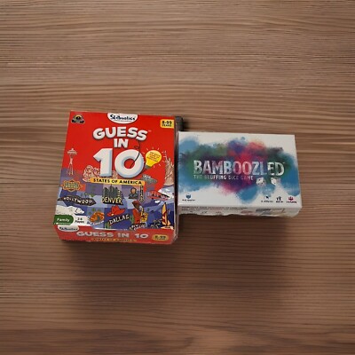 Lot Of 2 Games Guess in 10 States of America Educational Trivia ...