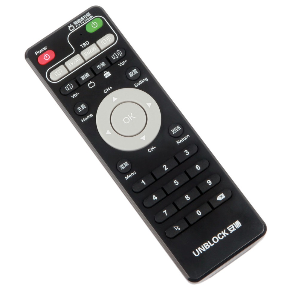 Original Unblock Tech TV Box 安博盒子 Remote Controller UBOX3 UBOX4 BT S800 ...
