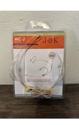 NEW JK MIC-J Earhook Headset Unidirectional Condenser Microphone ...