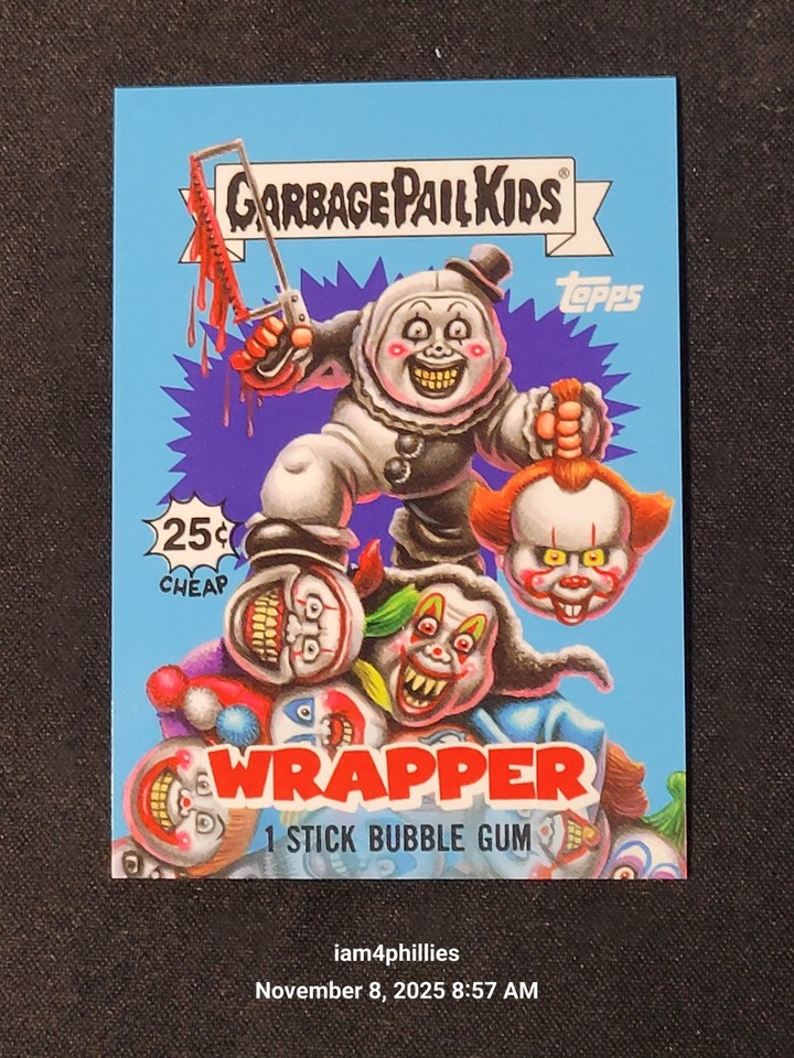 2025 Topps GPK Garbage Pail Kids: Oh the Horrible Wave 2 WRAPPERS IN ...