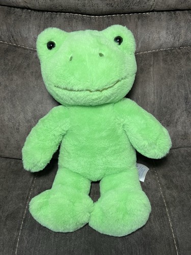 Build A Bear Spring Exclusive Green Frog Plush 16" Stuffed Animal Toy ...