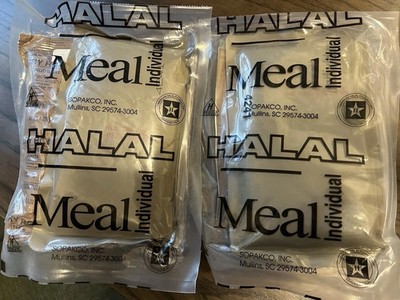 US Military Halal MRE Blueberry Maple Rolled Oats Meals Ready to Eat ...