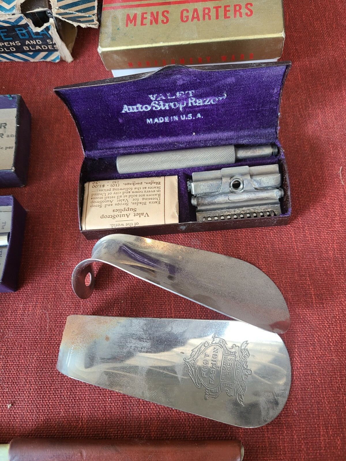 Vintage Shaving Razor,blades,and other stuff lot pre owned condition A1 ...