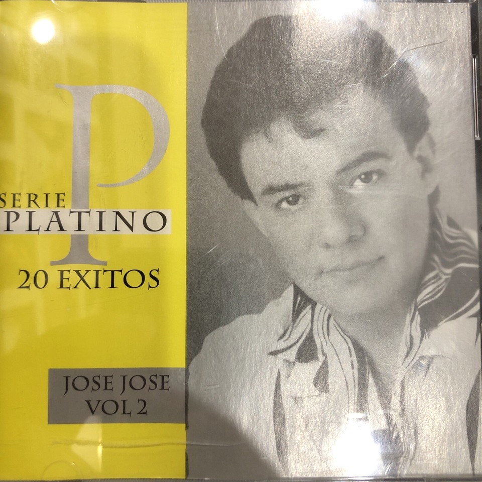 Brand New Sealed Jose Jose 20 Exitos Serie Platino Vol. Two 2 Rocio ...