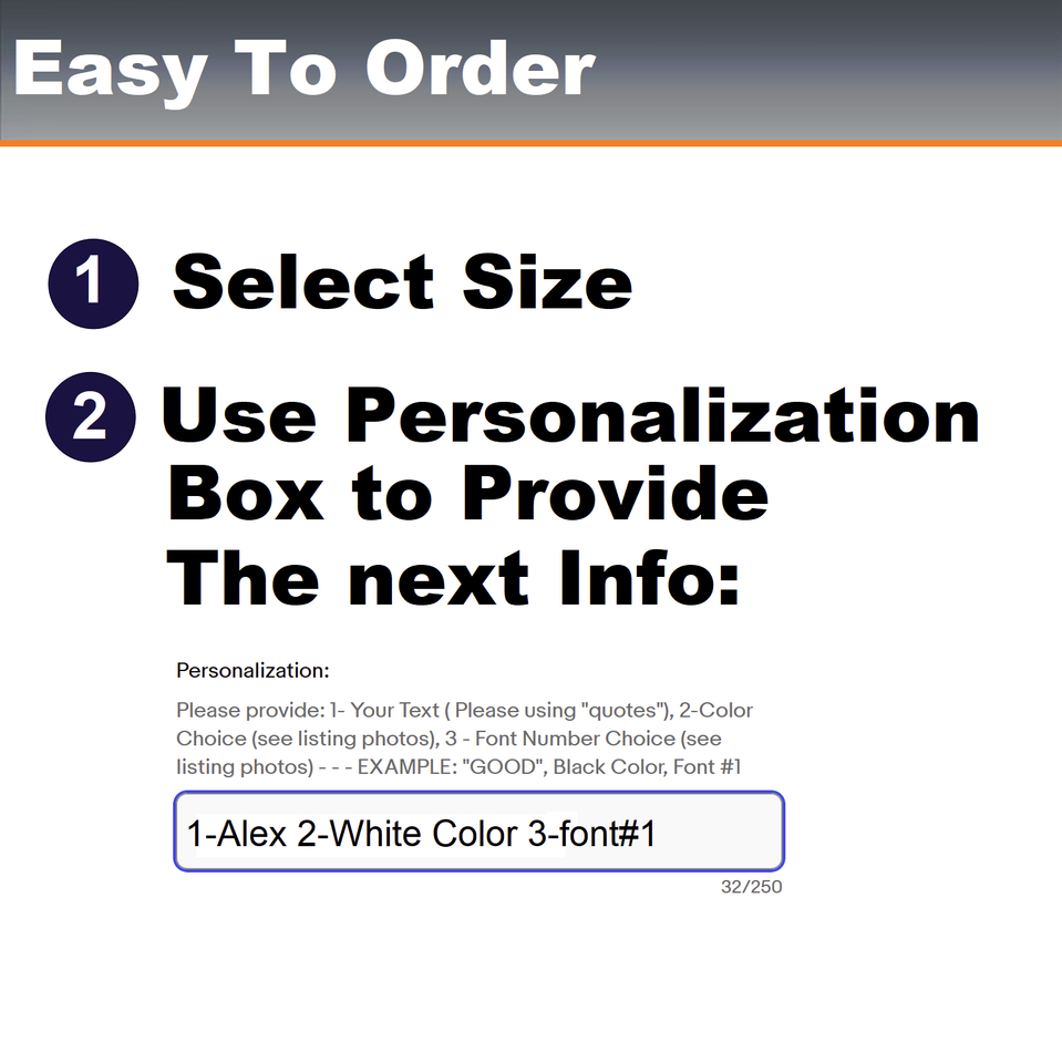 CUSTOM Vinyl Decal TEXT NAME Personalized Lettering Sticker, 26 Colors ...