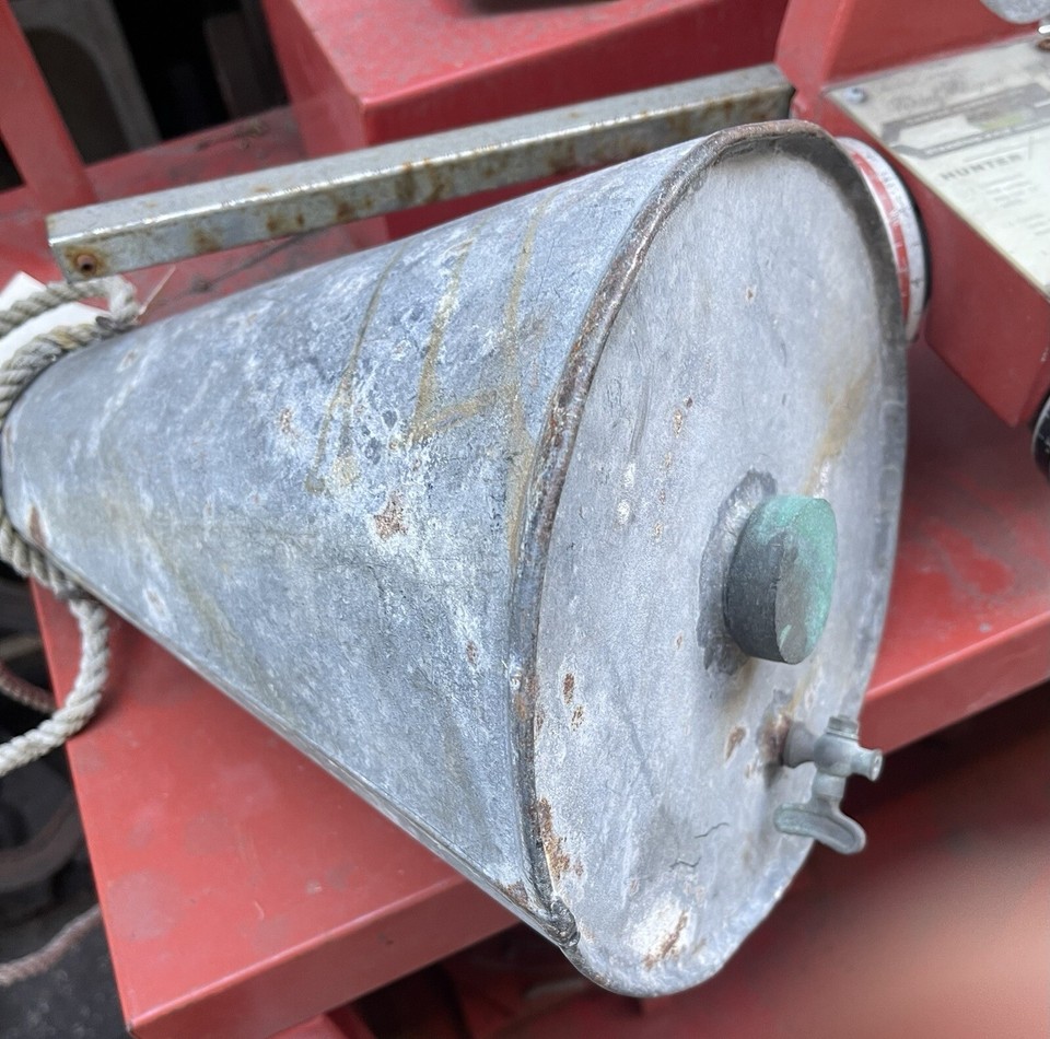 Wheeling Vintage Metal FIRE Galvanized Bucket Cone With Handle | eBay