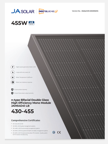4.5W Solar System with Inverter 3.6kW Grid-tied or hybrid mcs g99 g100 ...