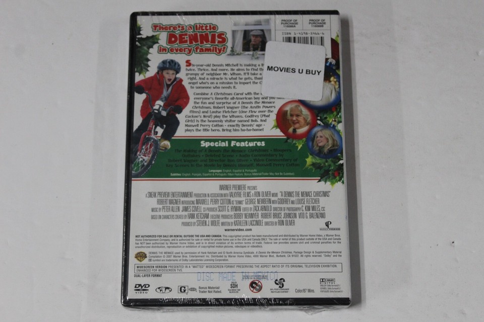 A Dennis the Menace Christmas (DVD, 2007) Brand New Sealed 85391160885 ...