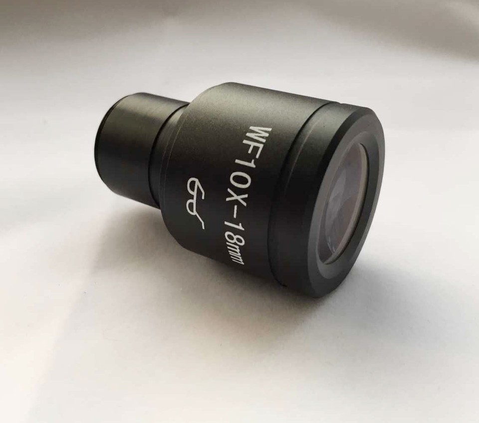 New WF10X /18 10x Measuring Microscope Eyepiece Reticle Graticule Scale ...
