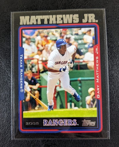 2005 Topps Black Gary Matthews Jr /53 🔥 Texas Rangers #429 | eBay