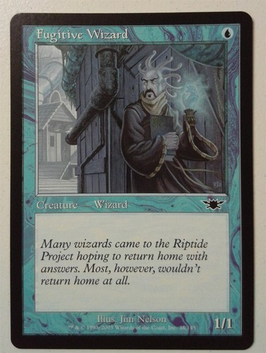 Fugitive Wizard *Common* Magic MtG x1 Legions SP | eBay