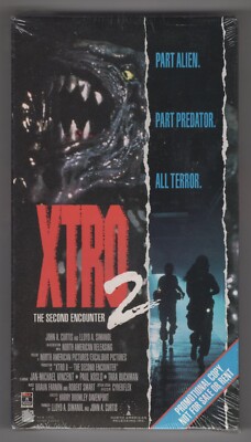 Xtro 2 - The Second Encounter (Factory Sealed VHS Screener) Jan-Michael ...