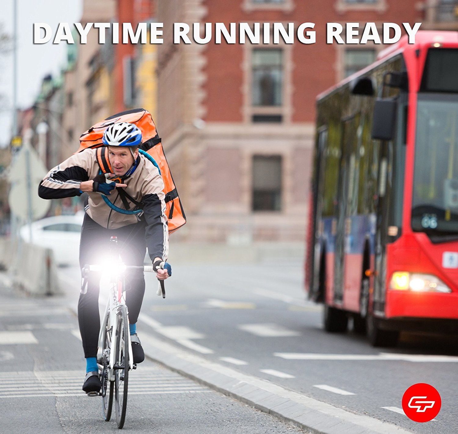 Cycle Torch USB Rechargeable Bicycle Light, Water Resistant Bike LED ...