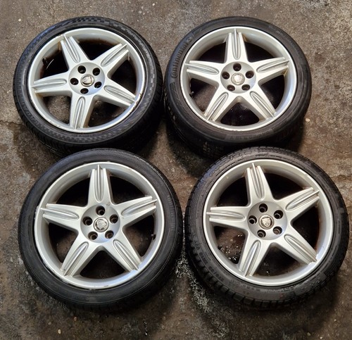 ALLOY WHEELS RIM 18 INCH 'ZEUS' Jaguar S-Type 'R' 1999-2007 STAGGERED ...