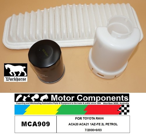 SERVICE KIT FOR TOYOTA RAV4 ACA20 ACA21 1AZ-FE 2L PETROL 7/2000>9/03 ...