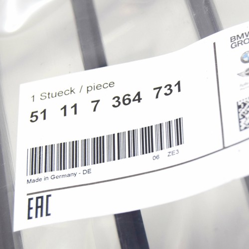 NEW BMW 2 F45 FRONT BUMPER CENTER GRILLE SPORT LINE PDC 51117364731 ...