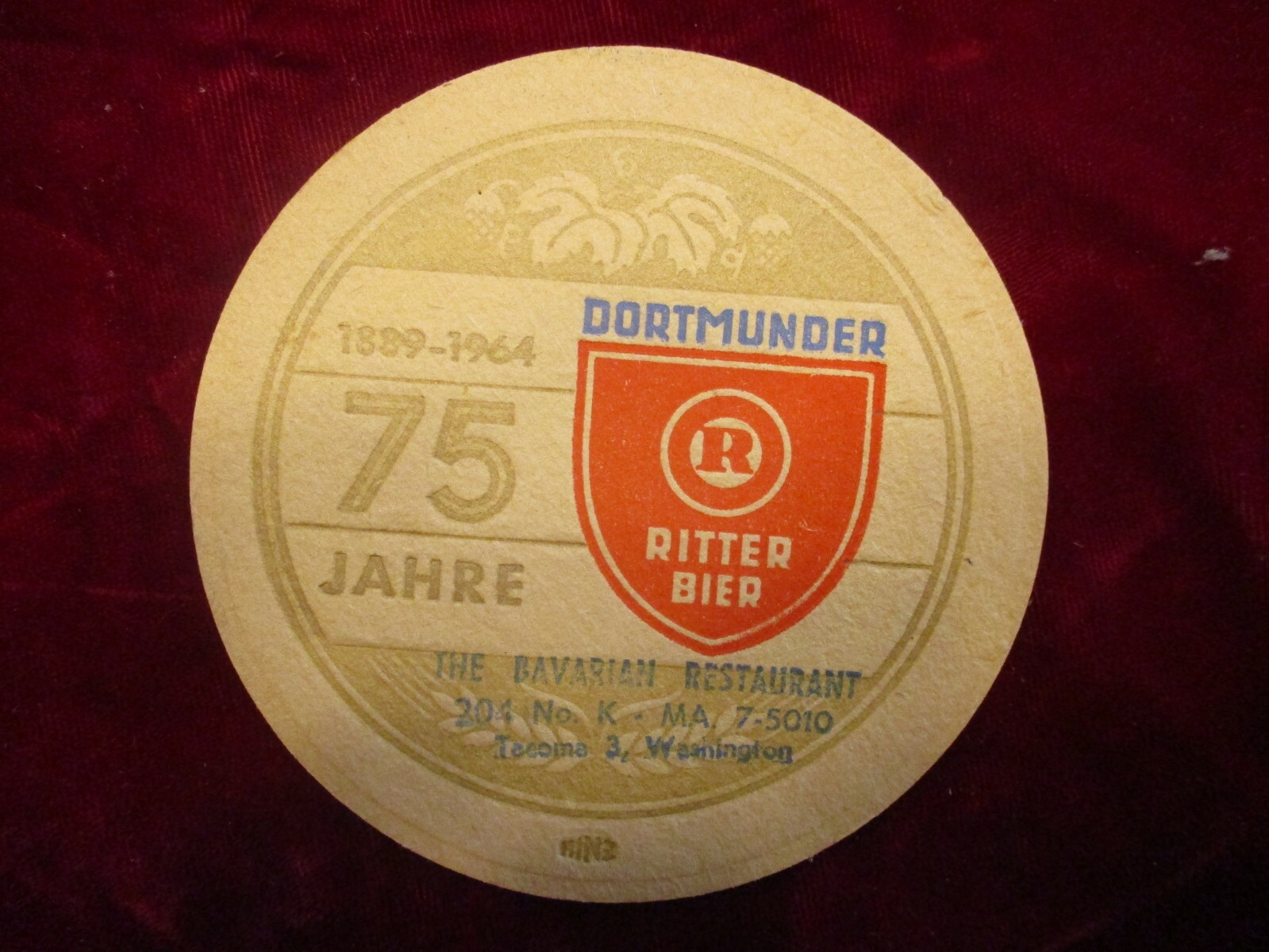 Dortmunder Ritter Bier coaster | eBay