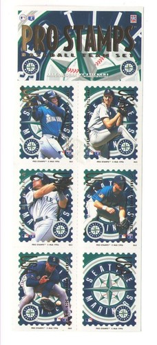 1996 Pro Stamps Strips - SEATTLE MARINERS Team Set | eBay Australia