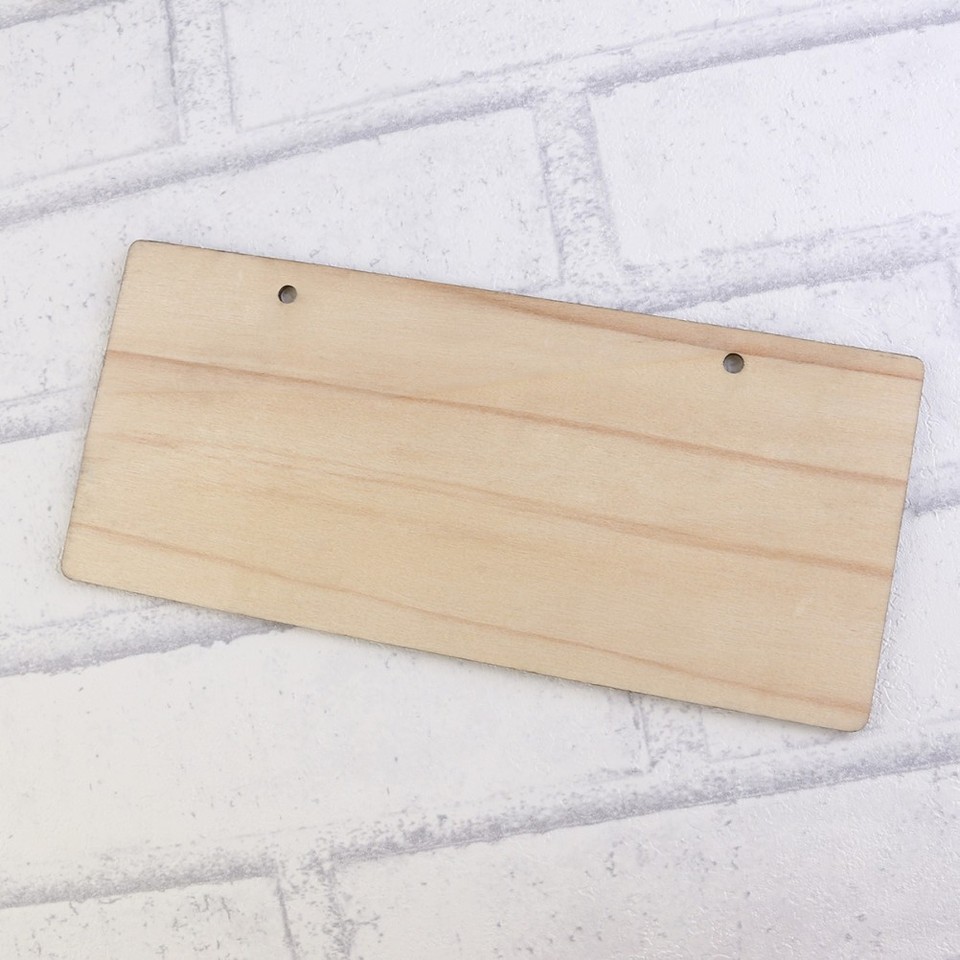 5 Pcs Hanging Wood Labels Message Chalkboard Black Blackboards Sign ...