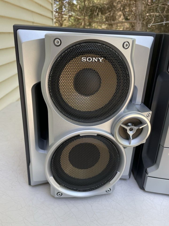 Sony MHC-GX25 Mini Hi-Fi Component Stereo System 3 CD Changer Cassette ...