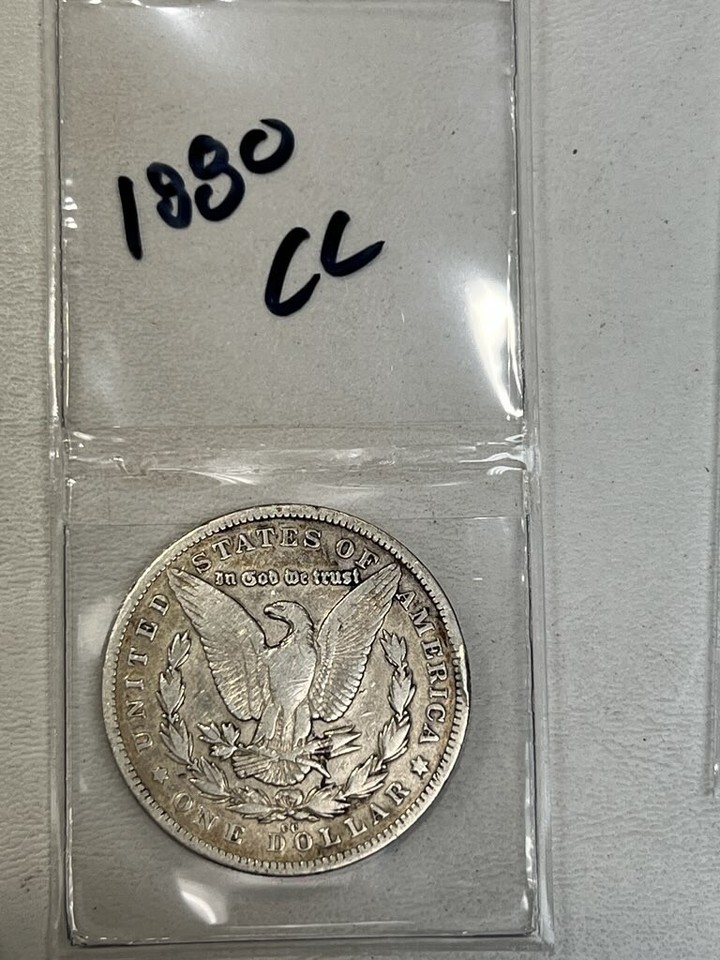 1880-CC Morgan Silver Dollar US Silver Coin DD149 | eBay