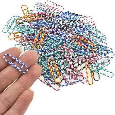 160PCS Lightweight Metal Paper Clip Zebra-colored Zebra-colored Paper ...