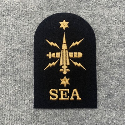 ROYAL NAVY Surplus Guerra Mare Leading Rate Rango Qualifica Oro/Nero ...