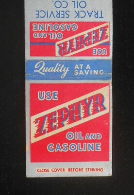 1940s Zephyr Oil and Gasoline Maryland Heights Track Service Oil Co ...