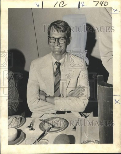 1972 Press Photo Plauche F. Villere of New Orleans Junior Chamber of ...