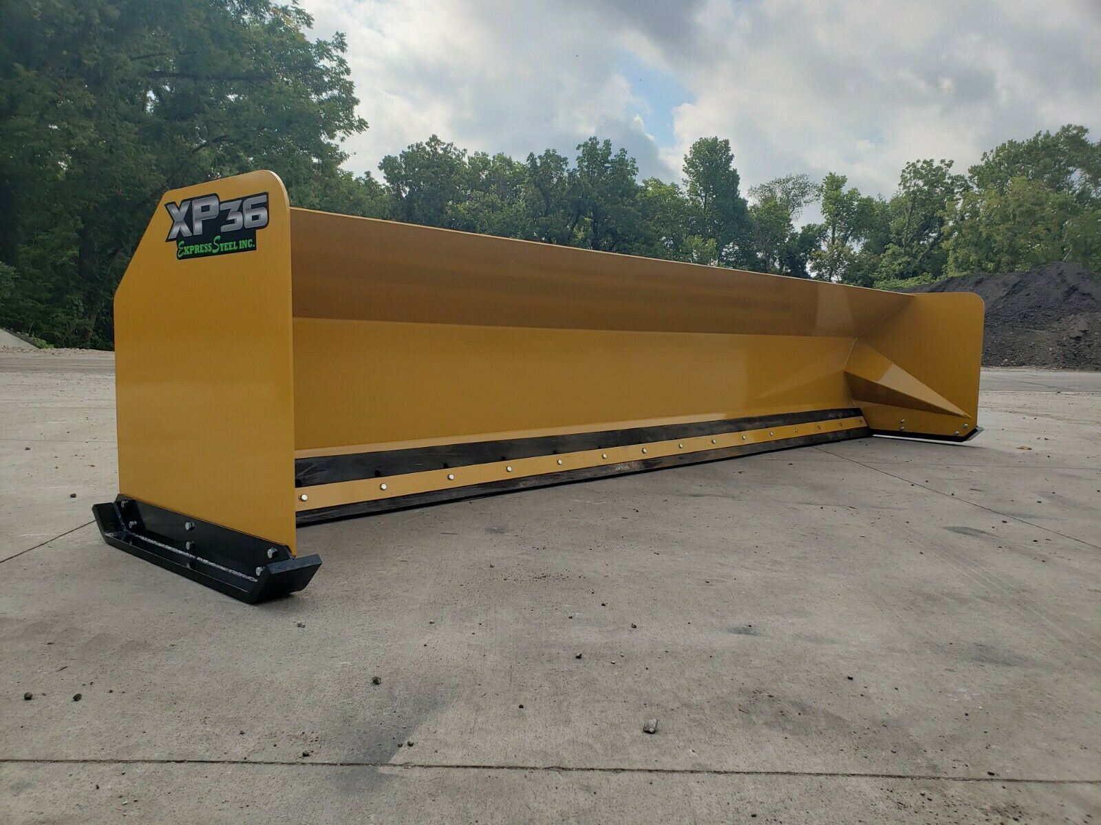 16' XP36 Snow Pusher Boxes backhoe loader Express Steel- FREE SHIPPING ...