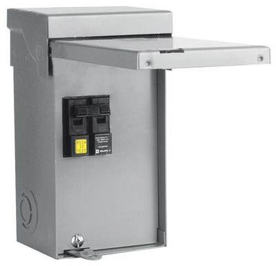 70 Amp 2-Space 4-Circuit Outdoor Surface Mount Main Lug Load Center | eBay