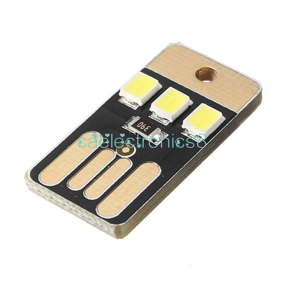 10PCS Card Lamp Bulb Led Keychain Mini LED Night Light Portable USB ...
