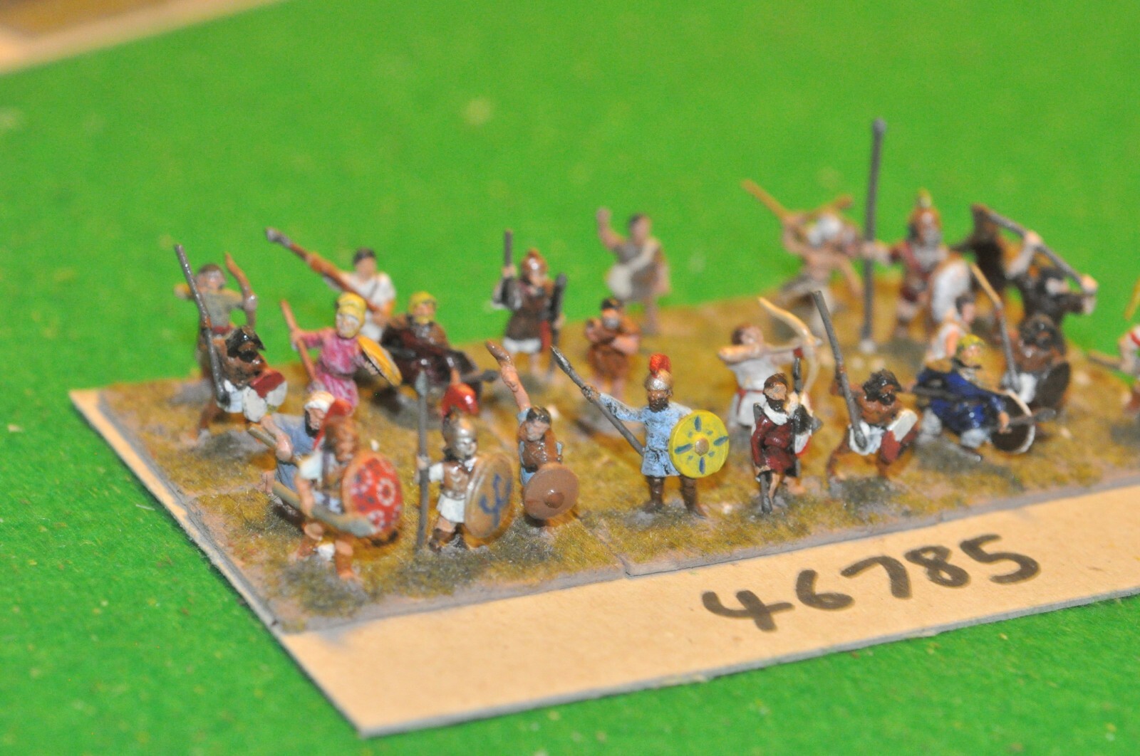 15mm roman era / generic - horde / mob / slaves (as photo) 25 figs ...