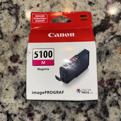 Canon Lucia PRO II PFI-5100 Original Inkjet Ink Cartridge - Magenta - 1 ...