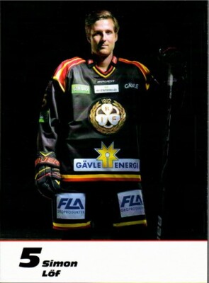 Simon Lof 2013-14 Brynas IF Postcard | eBay